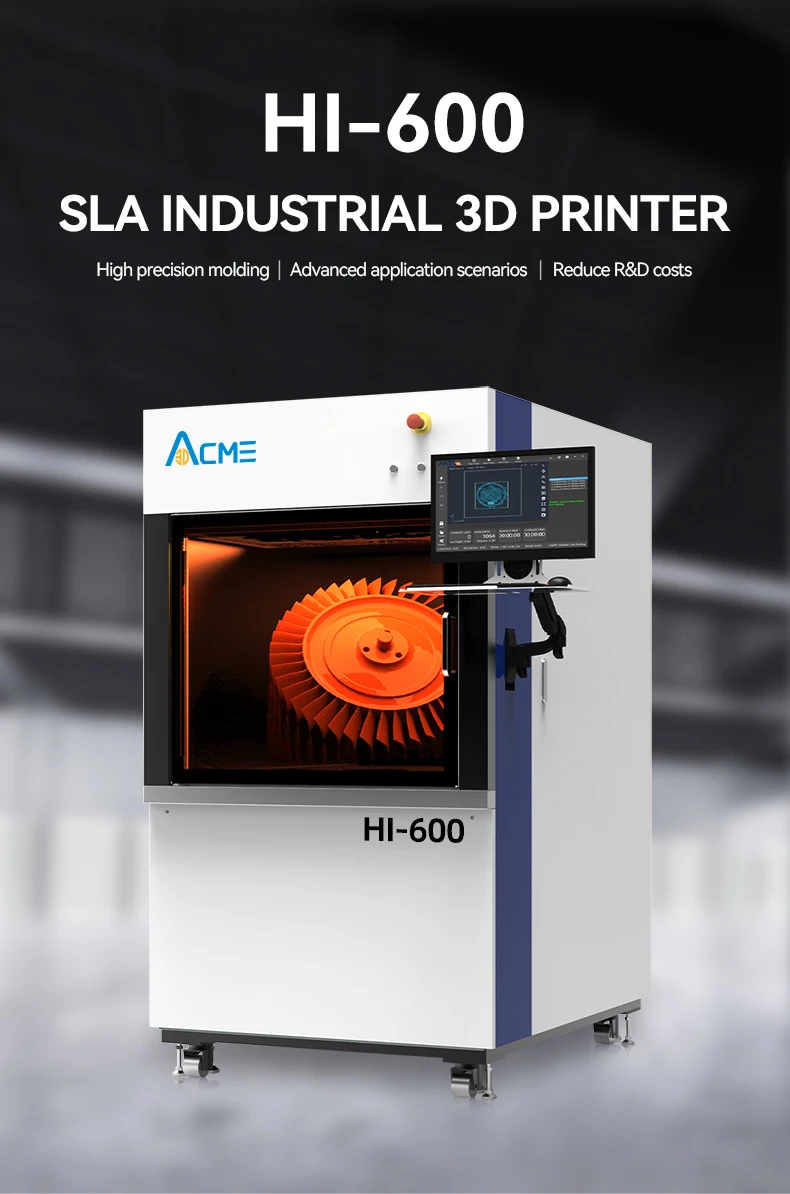 Large-scale Industrial-grade Sla 3d Printer 600x600 Resin Printer With ...