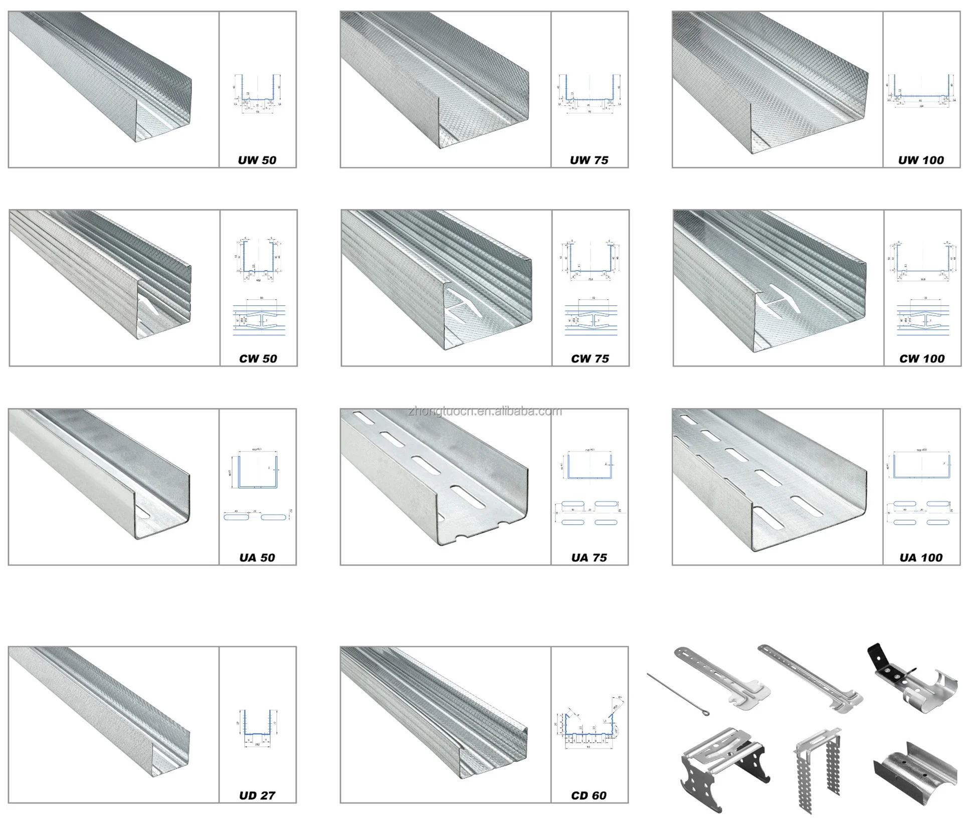 Metal Stud Track Steel Gauge Window Frame Ceiling Making Machine With C ...