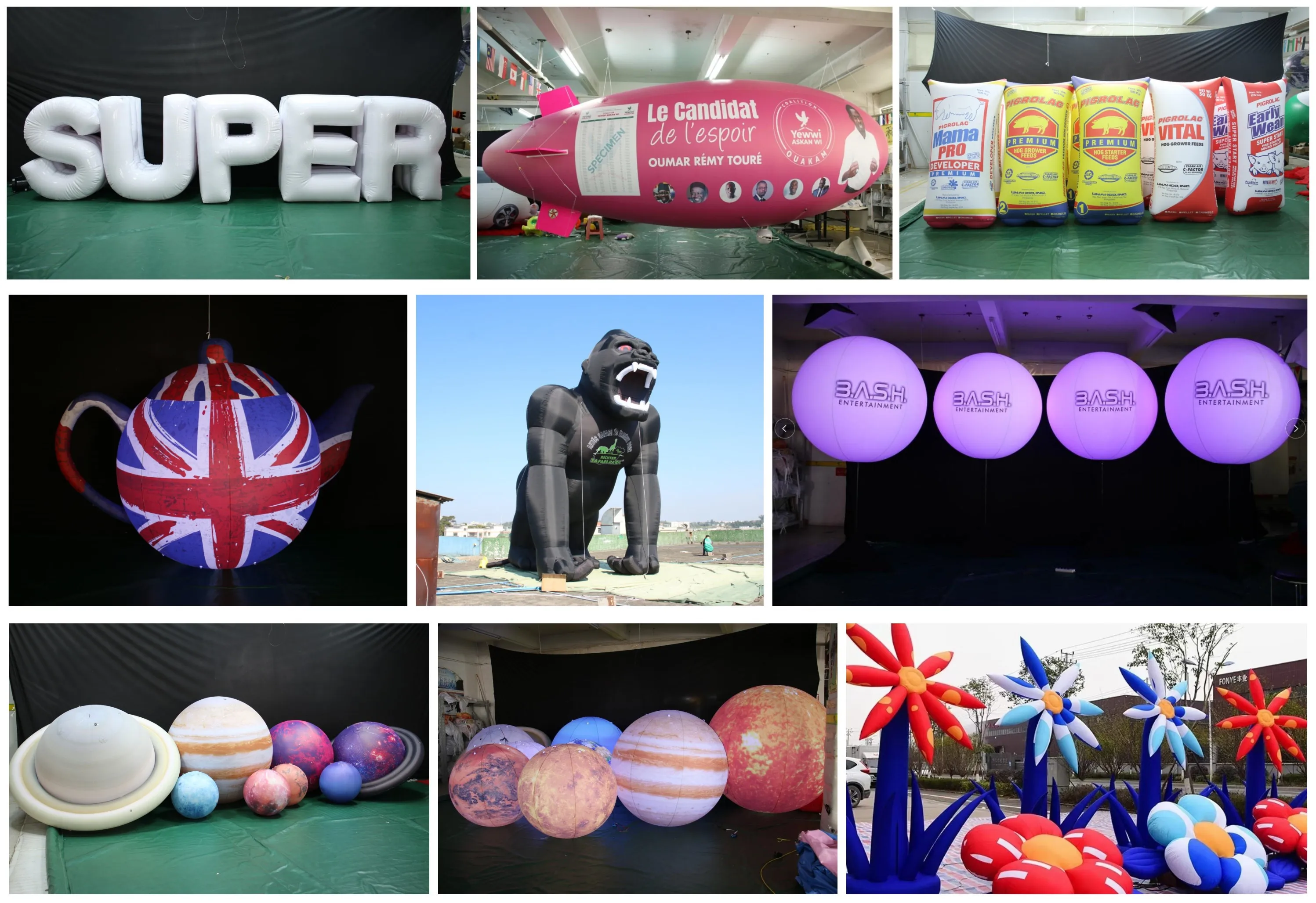 Custom Advertising Inflatable Balloon Giant Inflatable Helium Balloon