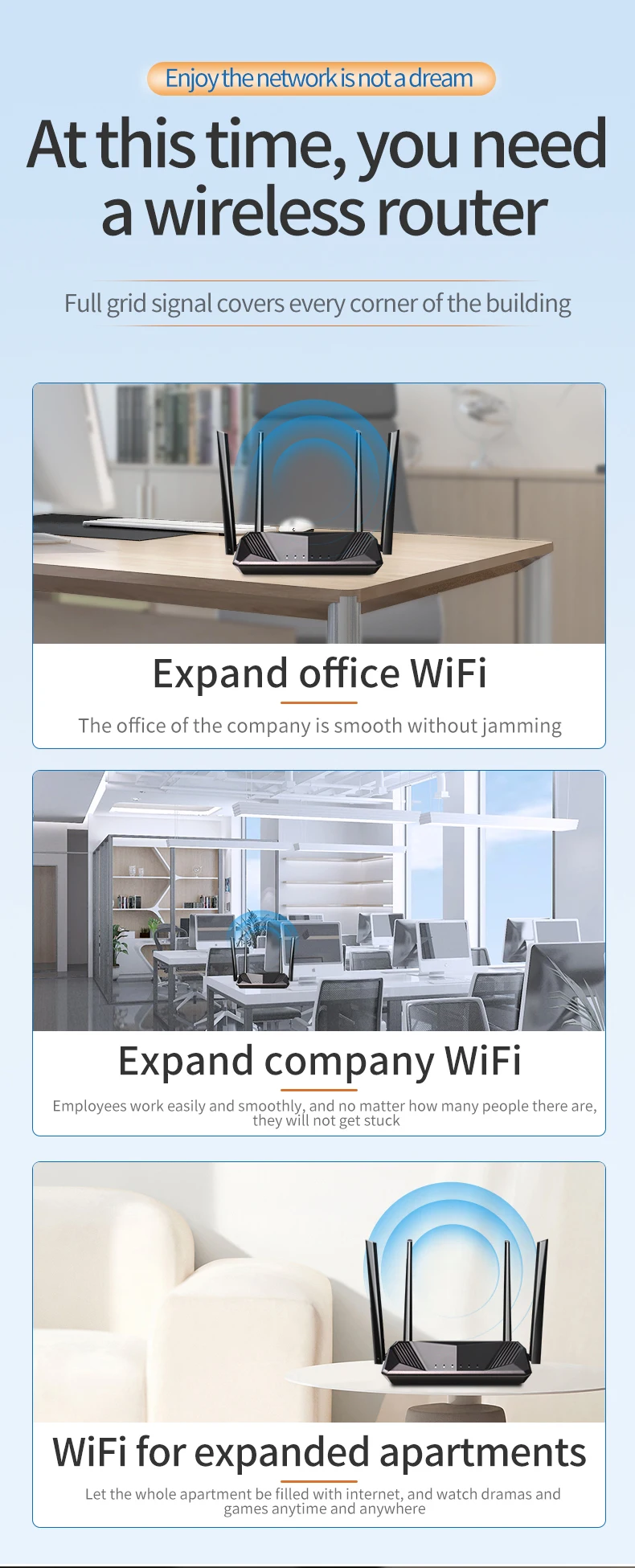 Dragonglass DGX3 1200M - High-Speed Wireless Modem Router