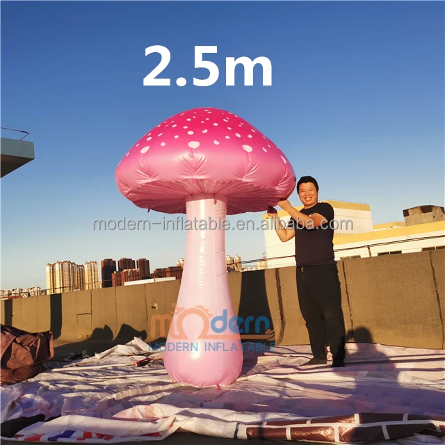 Custom Size Giant Inflatable Mushroom Model with LED Light
