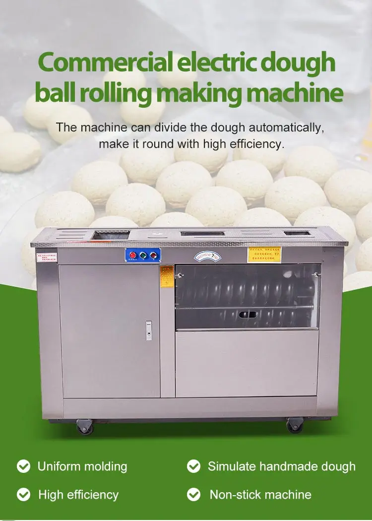 Steam Buns Commercial Automatic Divide Vertical Rounder Dough Bun ...