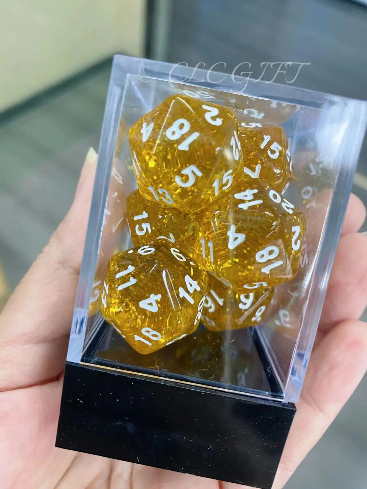 Custom DND Transparent Plastic Dice Box - Protect & Display
