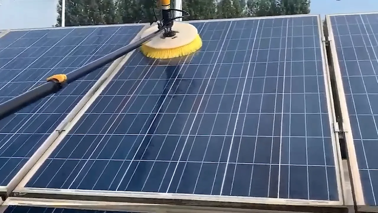 Rotating Washing Brush For Solar Panel Cleaning Brushes For Solar ...