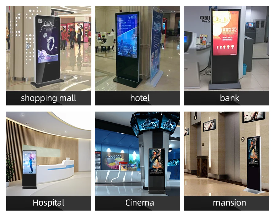 Floor Standing Digital Signage - Jometech Infrared Touch Screen