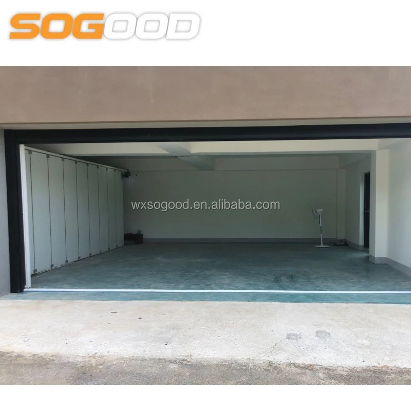 Contemporary Elegance Side Horizontal Sliding Garage Doors