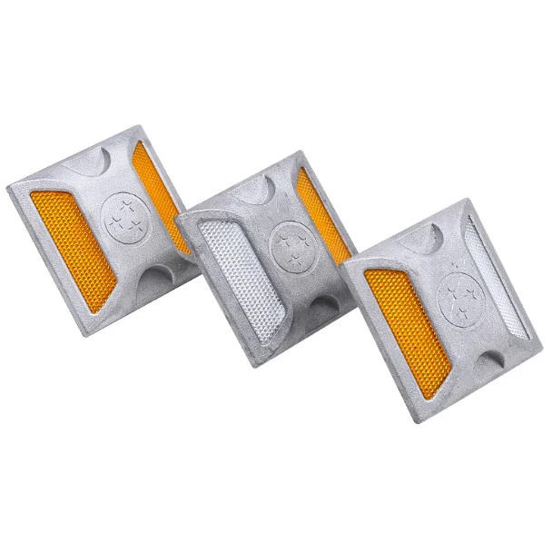Driveway Yellow Reflective Lane Divider Road Stud Aluminum Sand Road ...