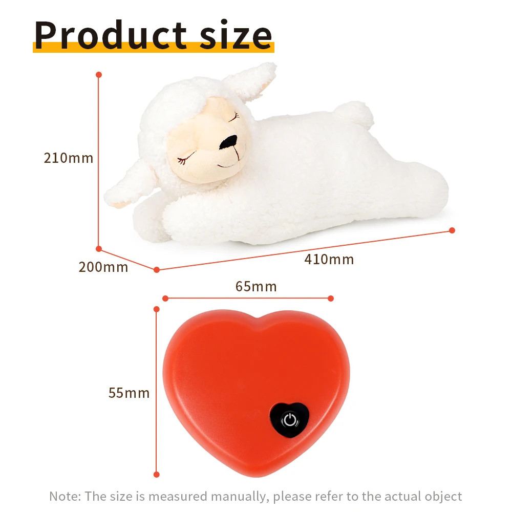 Wholesale Heart Shape Heartbeat Vibrator Plush Toy Heart Movement ...