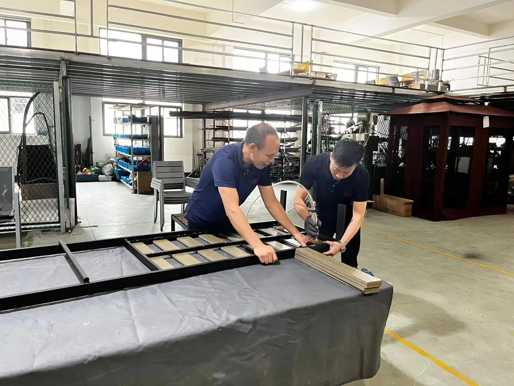 Steel Porch Swing Outdoor Lounge Chair 3 Person With Top Canopy Indoor ...