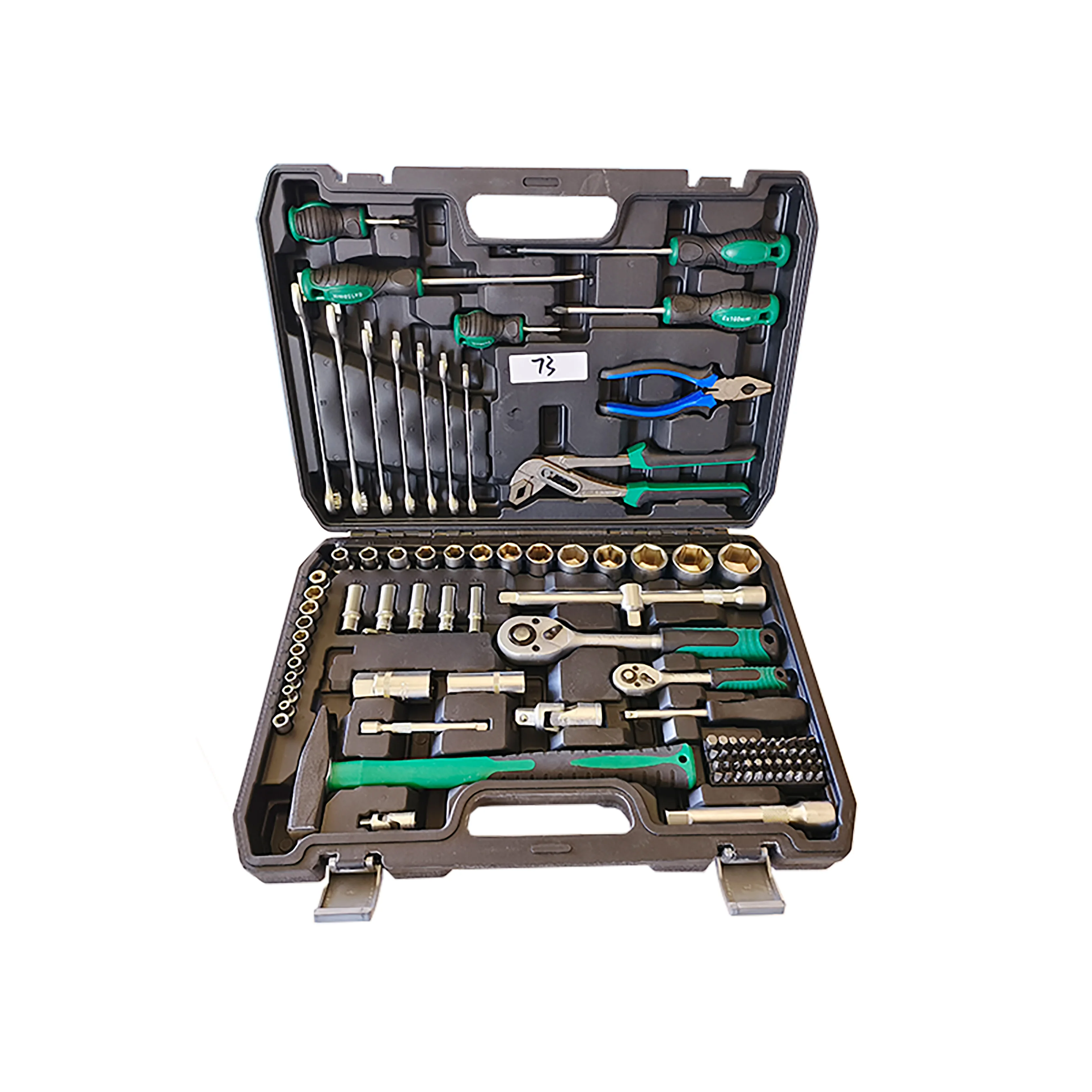 18Pcs Mechanics Tool Auto Repair Tools Box Spanner Socket Wrench Set ...