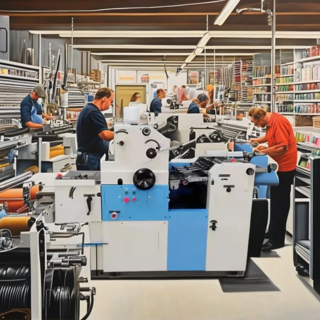 China Factory's Mini Folio Offset Printing Machine 4-Color Automatic ...