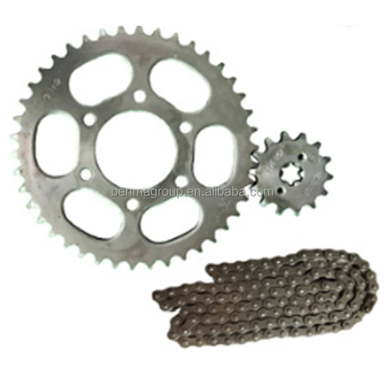 Motorcycle Spare Parts Sprocket Chain Kit Transmission Kit For Bajaj ...