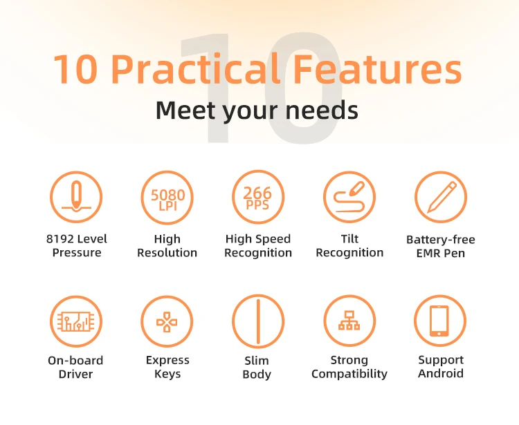 VINSA T1161 Design Tablet - Precision Graphic Drawing Tool