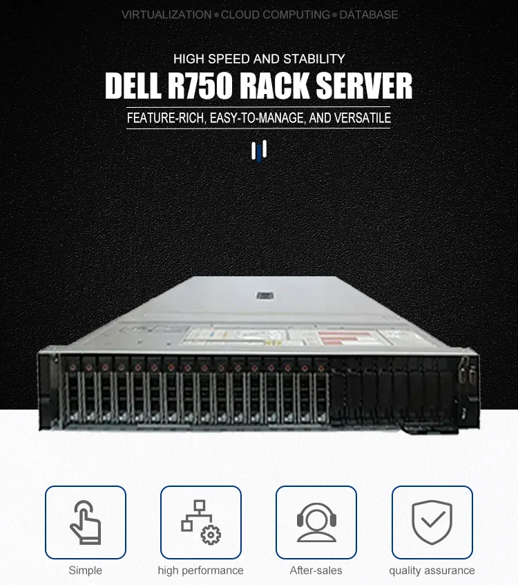 Dells 2u Rack Server Poweredge R750 Rack Server Dells Intel Xeon 6326 ...