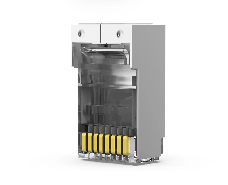 Rj45 Modular Plug Cat6 Ftp Sftp Shielded Gold Contact 8p8c Male ...