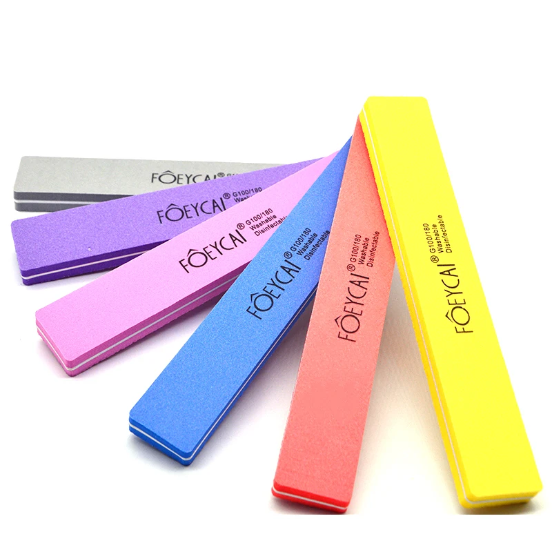 Single Use Manicure 100/180 Grit Square Pink Nail File - Buy Pink Nail ...