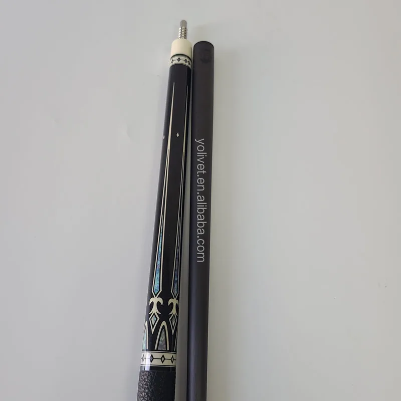 NEW Black Pool Carbon Cue Set 58inch+12.5mm Radial Pin Sticker Decal ...