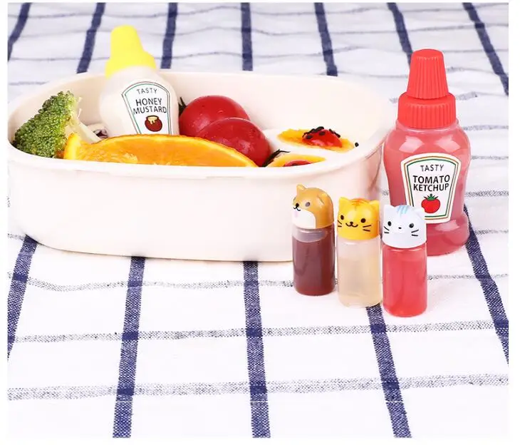 25ml Bento Mini Sauce Bottle - Portable & Transparent