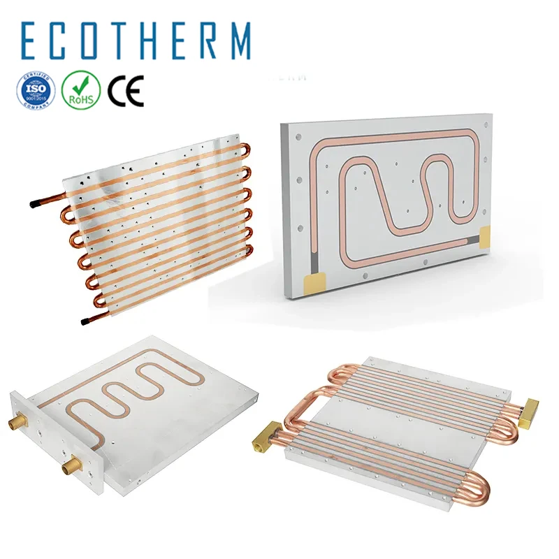 Custom Copper Heatsink Water Cooled 3 Kw Water Block Aluminum Water ...