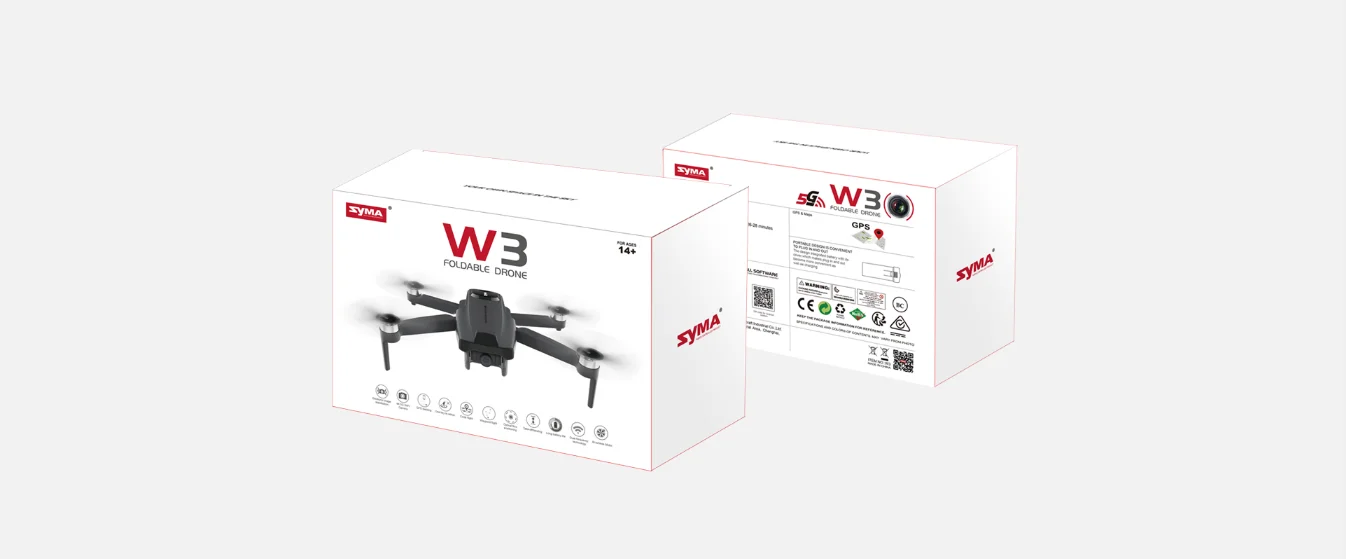2023 Syma W3 Drone 2k 5g Wifi Fpv Drone Quadcopter Brushless Motor Eis ...
