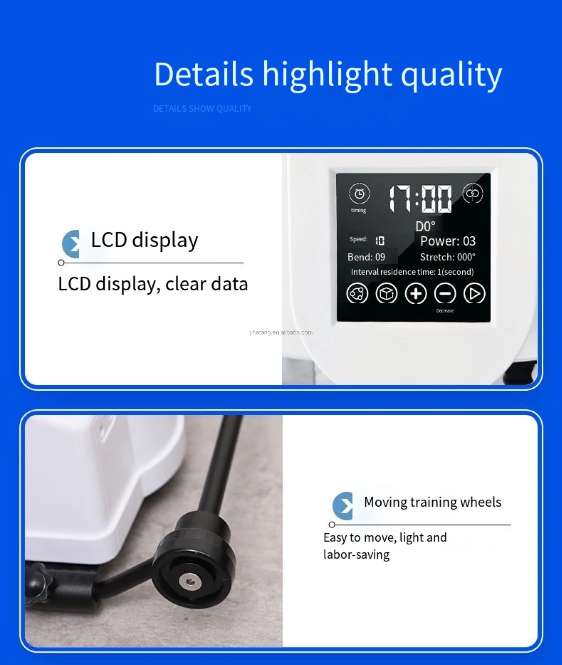 Electric Pneumatic Hand Leg Knee Joint Rehabilitation Machine