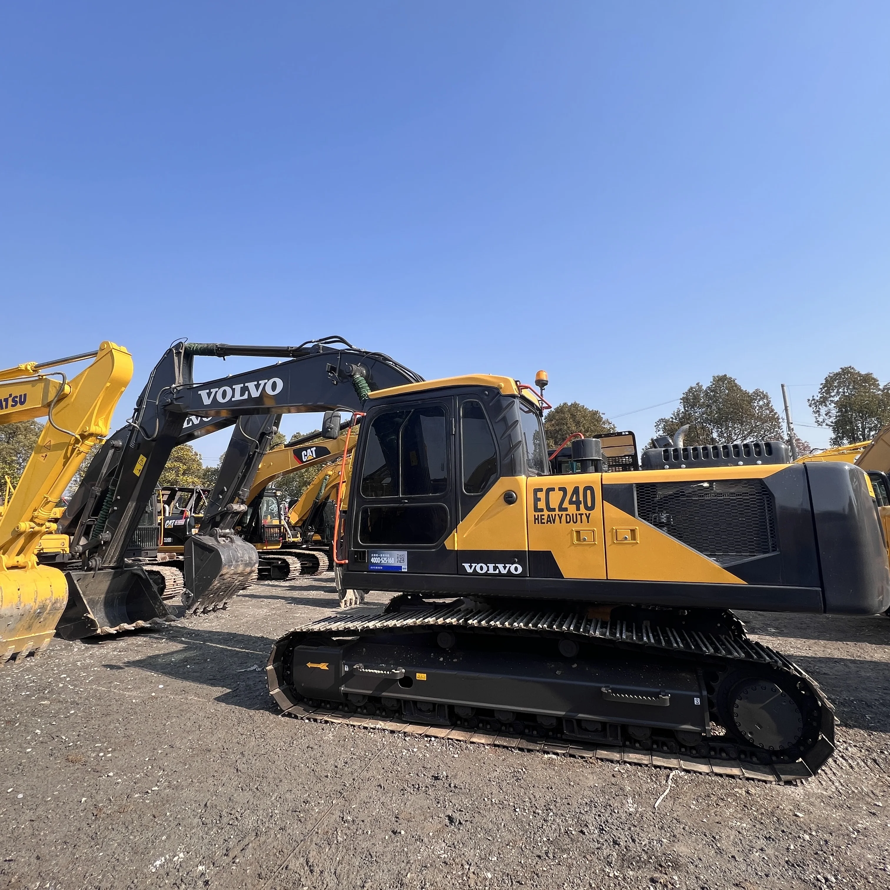 Used Volvo Ec240 Hydraulic Digger Excavator of Low Price,second Hand ...