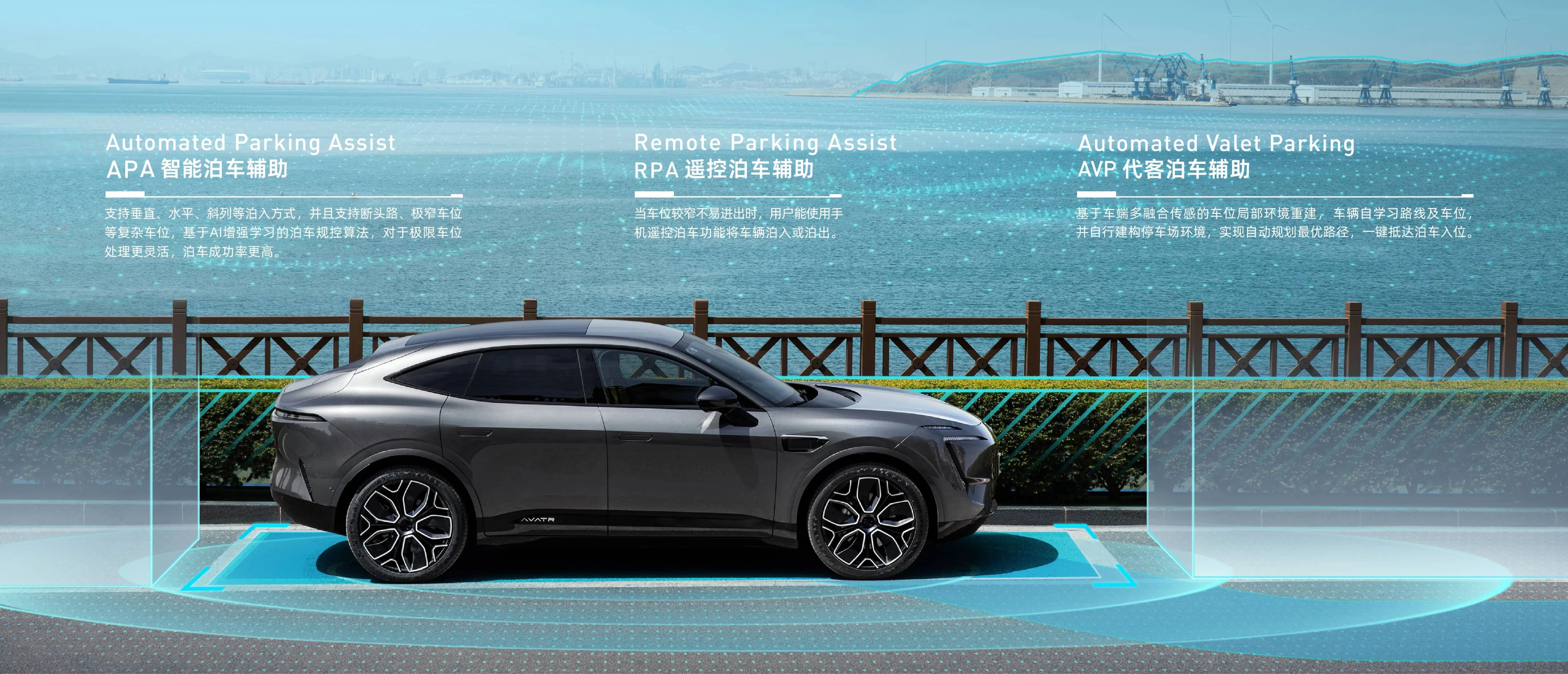 Electro Car Changan Avatr Avatar 11 Ev 2024 2023 Avatr 11 116 Hongmeng ...