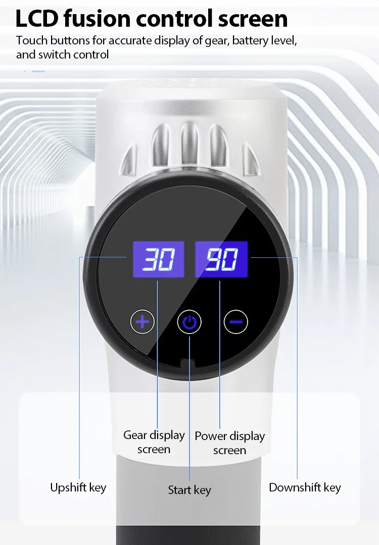 Professional Booster Metal Vibration Deep Tissue Sport Cordless ...