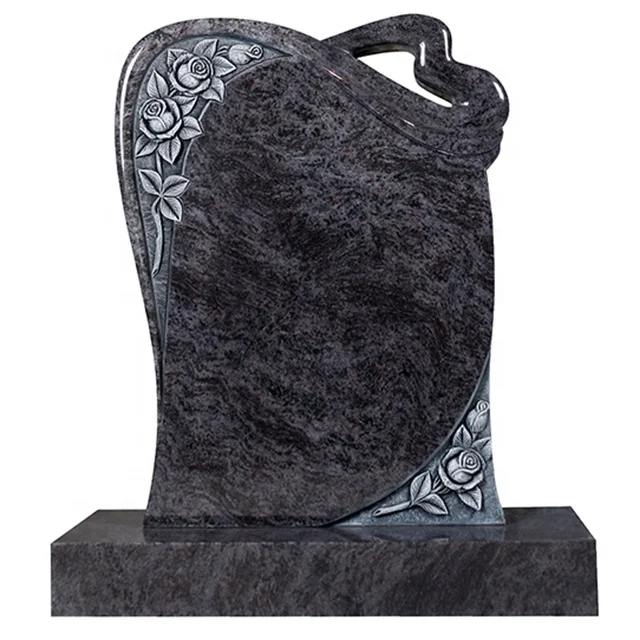 Bahama Blue Granite Headstone Slabs Head Tombstones Monuments For Grave ...