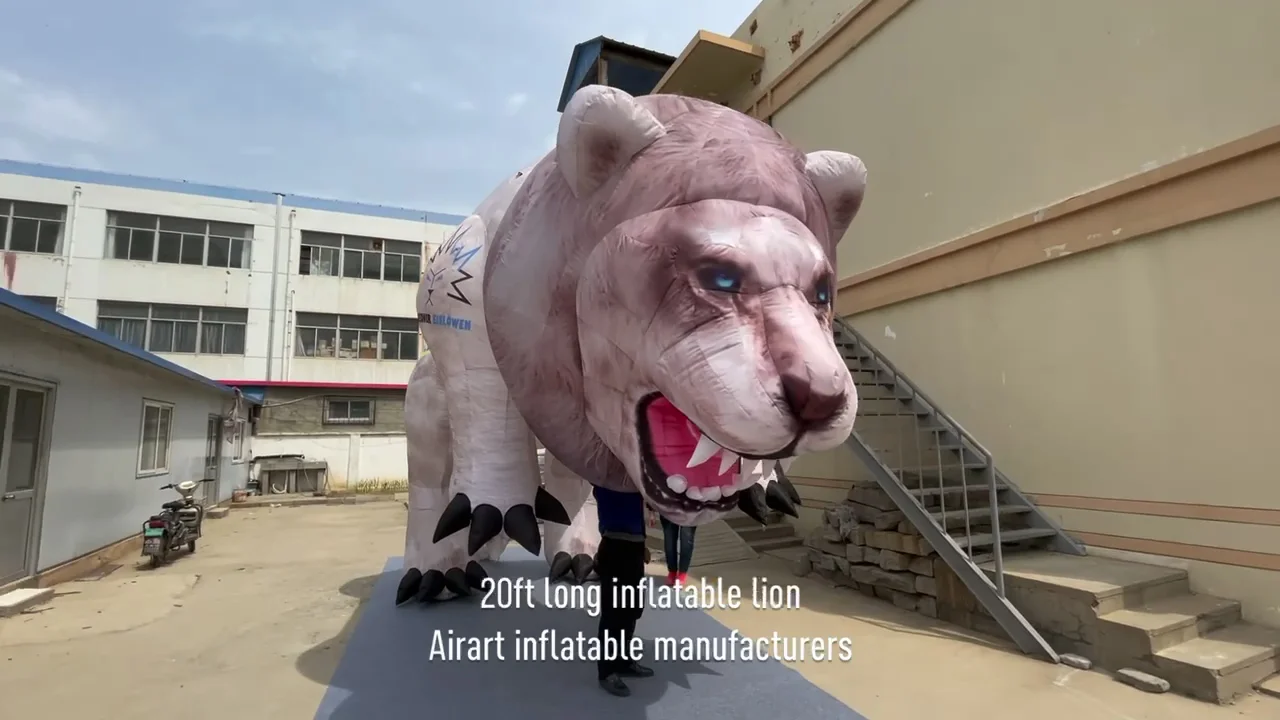 Realistic Animals Inflatables,Giant Inflatable Lion,Mascot Model ...