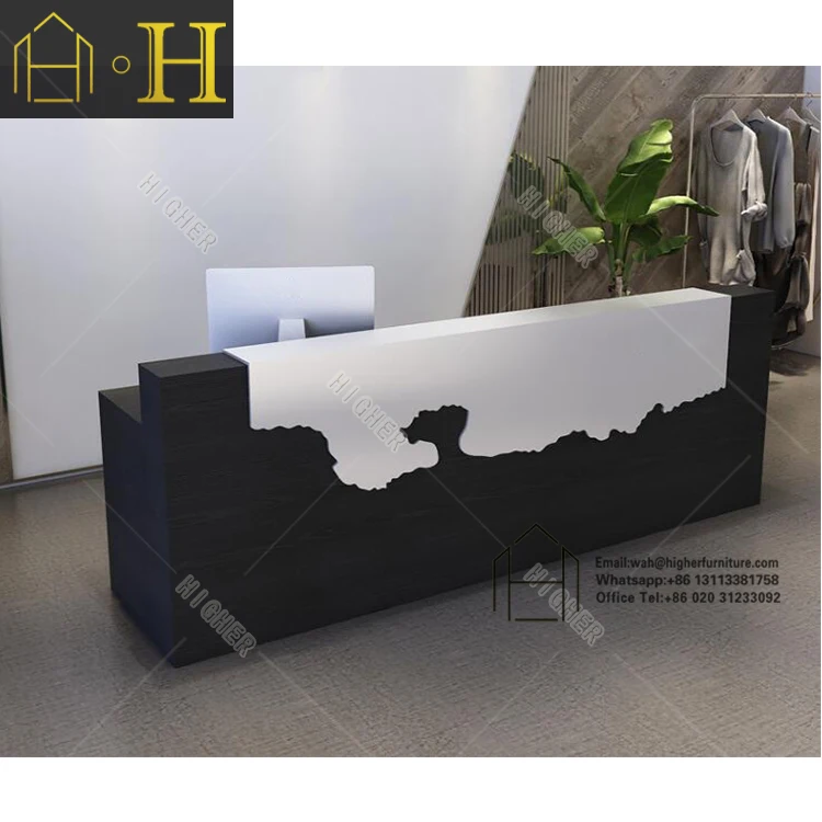 Custom Modern Retail Boutique Reception Desks Cashier Counter Grocery ...