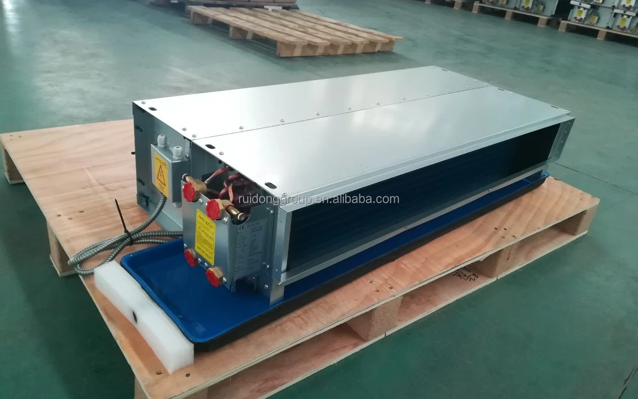 Horizontal Concealed Fan Coil Unit Duct Type Water Chiller Fan Coils ...