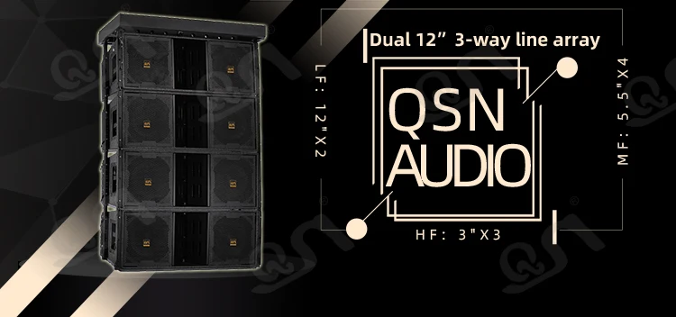 Professional Audio Dual 12 Inches 3 Way Outdoor Events Powerful Line Array Speaker(vt4888) - Buy ...