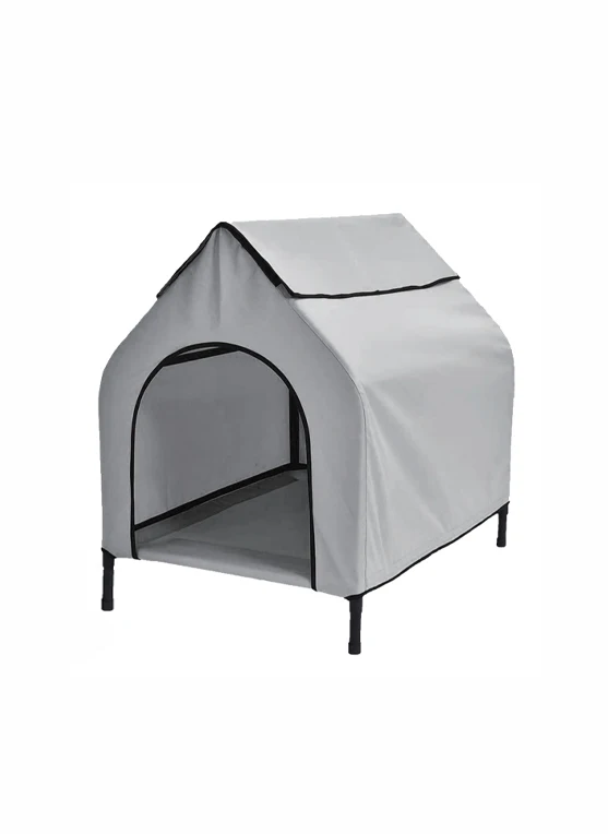 Pawise Elevated Portable Dog House Foldable Steel Frame Detachable ...