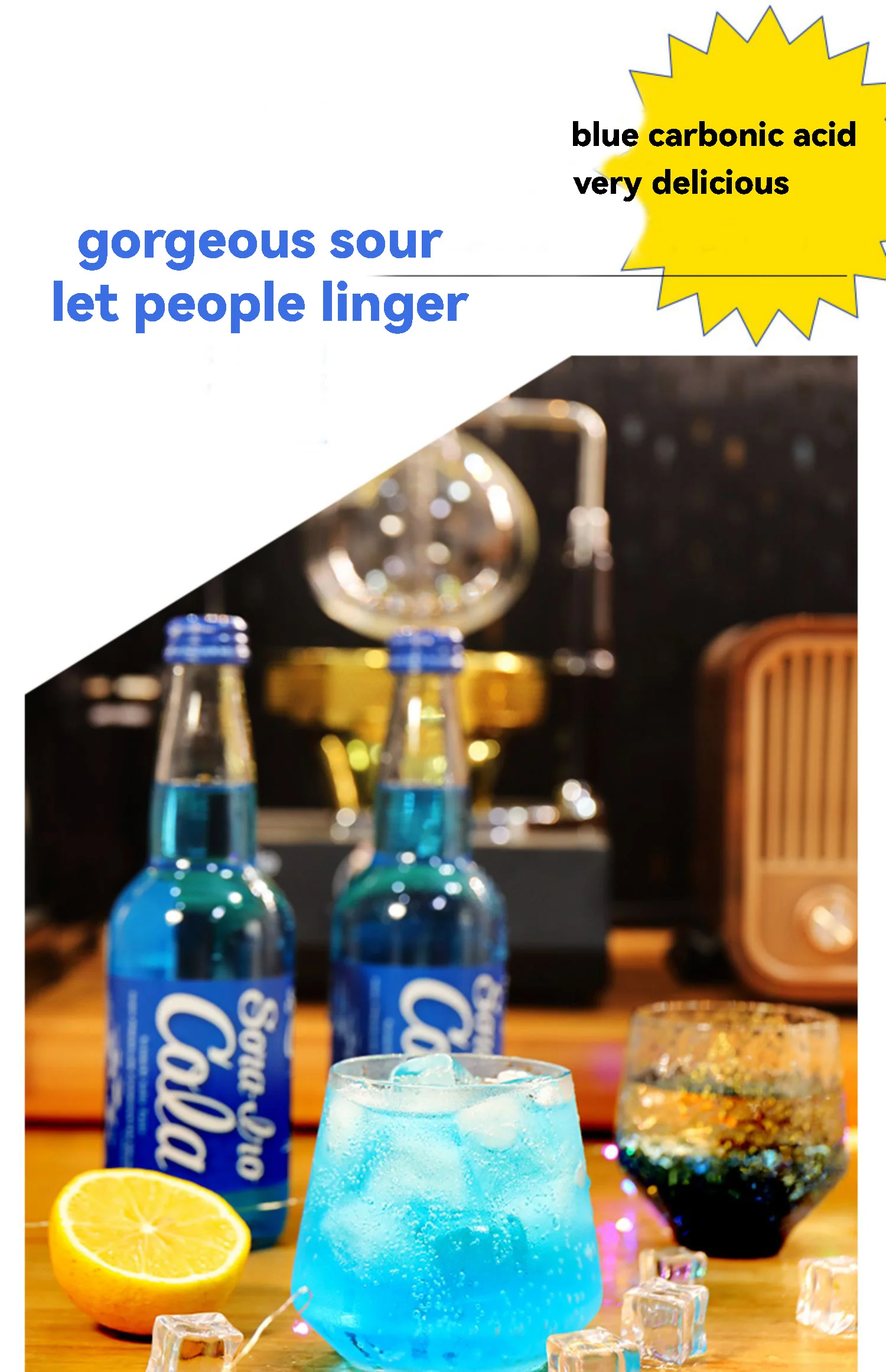 Wholesale Japan Saito Iro Cola 330ml Blue Seasalt Cocas Cola Carbonated ...