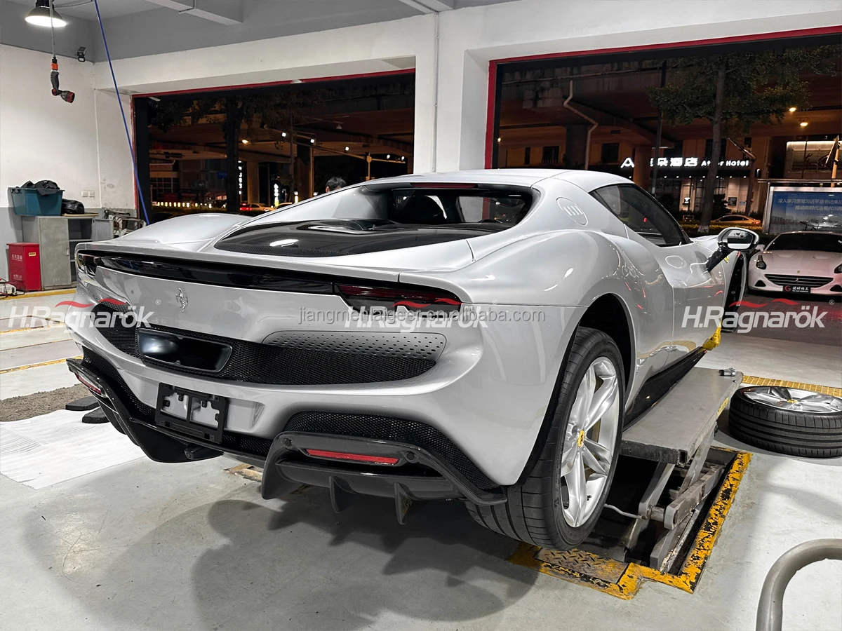 Carbon Fiber Modified Oem Rear Bumper Lip Spoiler Auto Parts Rear Lip ...