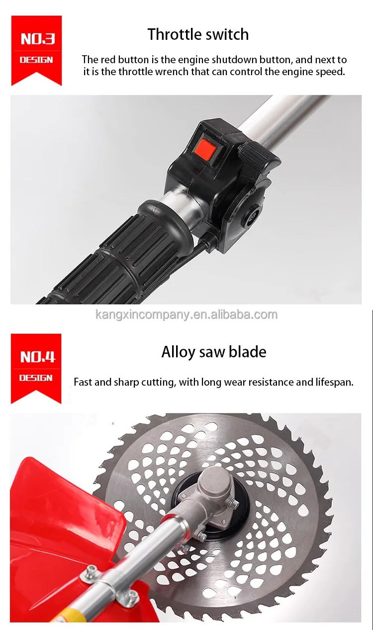 Backpack Mini Mowers Field Manual Lawn Mower Small Power Tiller Hand ...