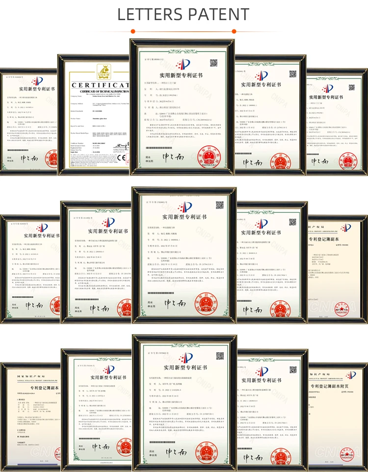 Single Track Kitchen Aluminum Barn Door French Style Sliding Barn Door Soundproof Glass Barn ...