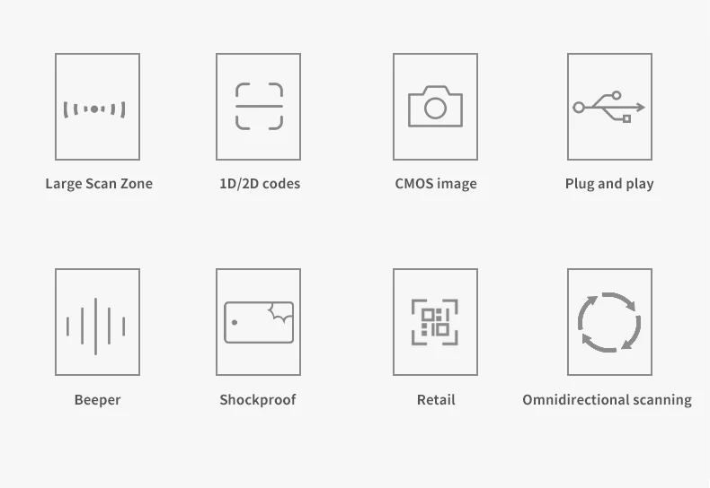 Innovative 2D Flatbed Barcode Scanner With Long Scanning Technology ...