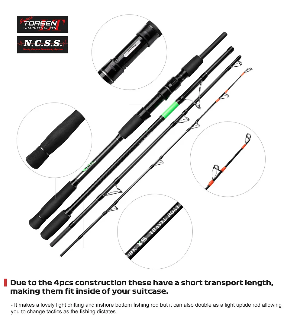 Cross Carbon Jigging Rods - Ultimate Ocean Fishing Gear