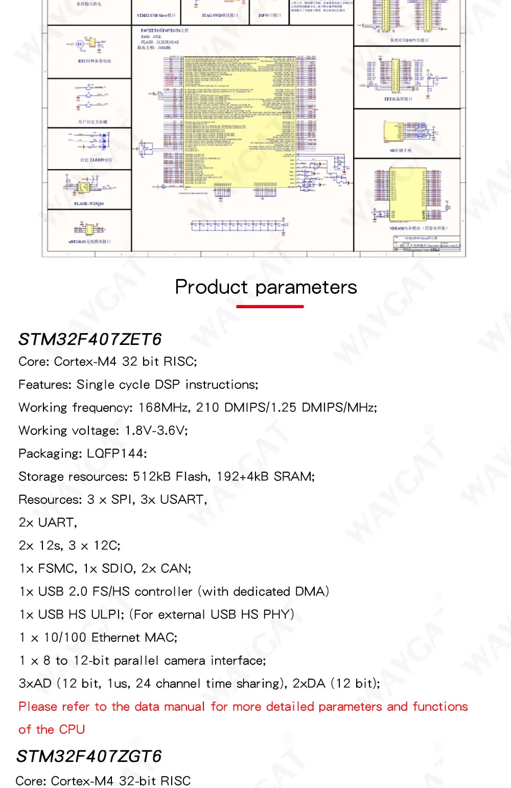Stm32f407zet6 Stm32f407zgt6 Stm32f407 Stm32 System Arm Core Board ... Stm32f407zet6 Stm32f407zgt6 Stm32f407 Stm32 System Arm Core Board ...