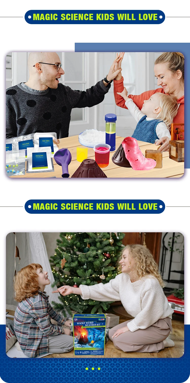 Discovery Extreme Weather STEM Science Kit DIY Volcano Artificial Snow ...