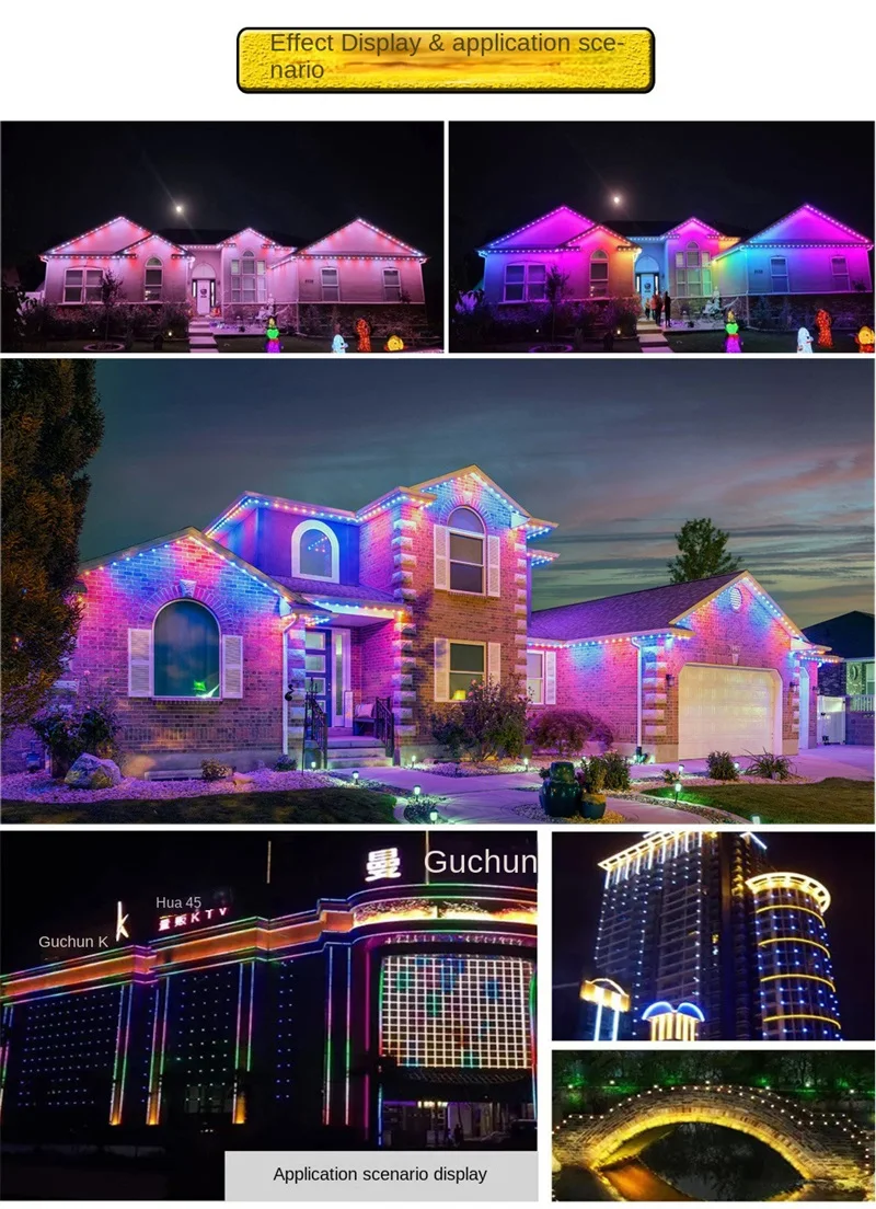 RGBW Full Color Led Point Light Source with APP Remote Control IP68 ...