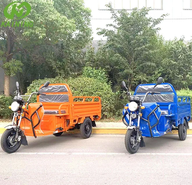 Heavy Duty Electric Cargo Vehicle 1500W High Speed Three Wheel Cargo Bike Truck Cargo Tricycle ...
