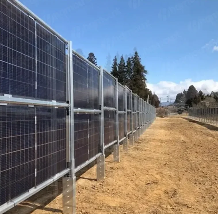 Efficient Vertical Bifacial Solar Panel Mounts for Power Plants