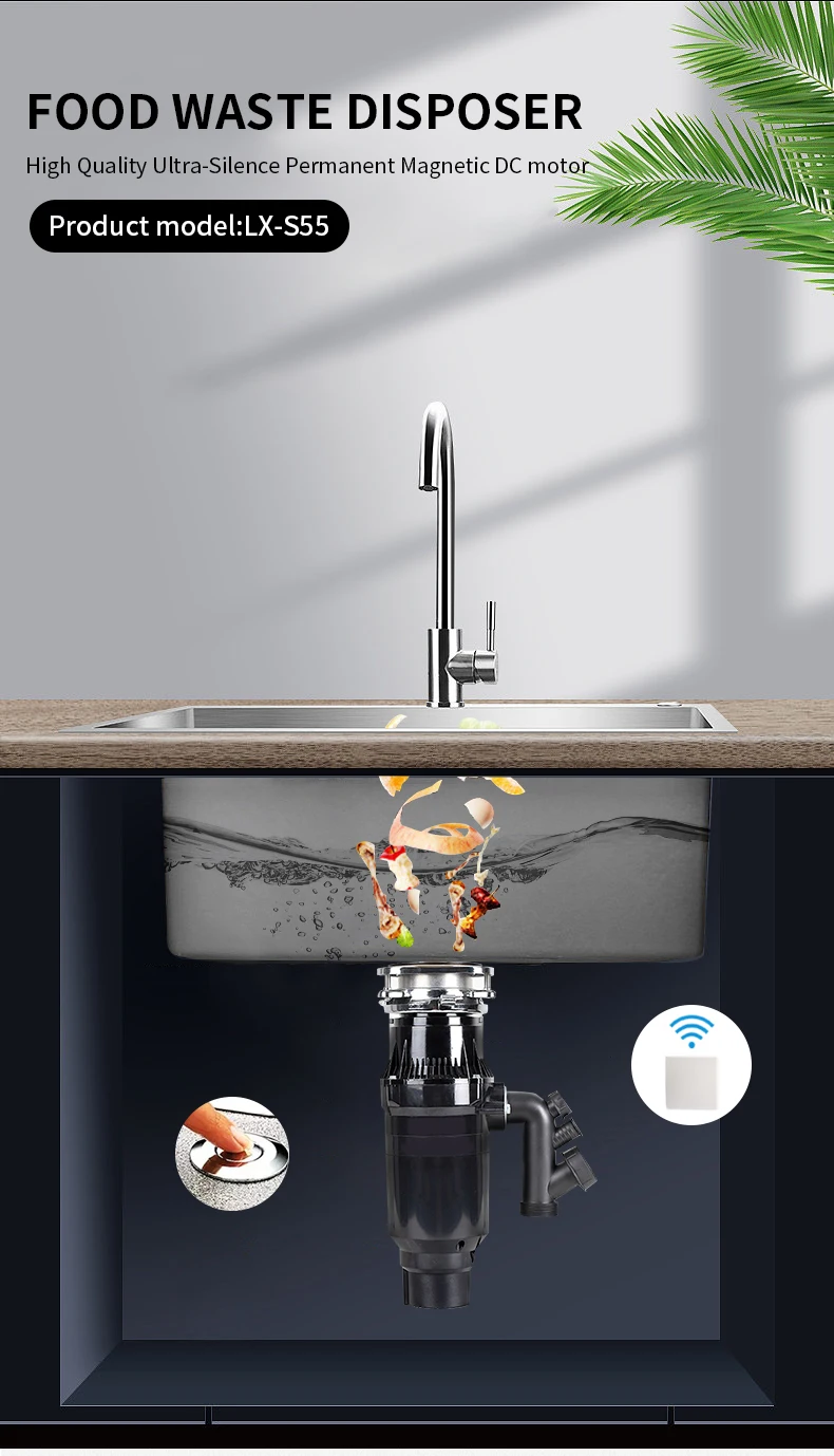 Sink Grinder Food Waste Processor Garbage Disposal 220v Sink Disposal ...