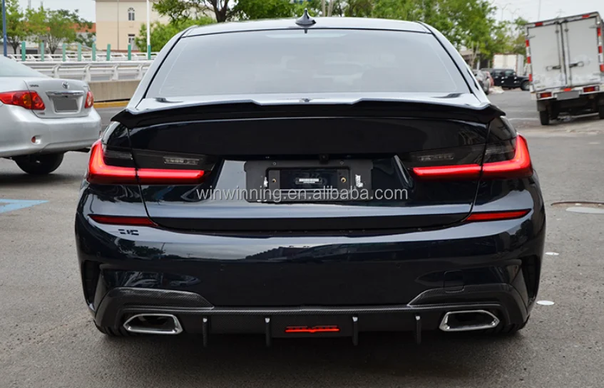 Takd Style Carbon Fiber Rear Diffuser for BMW 3 Series