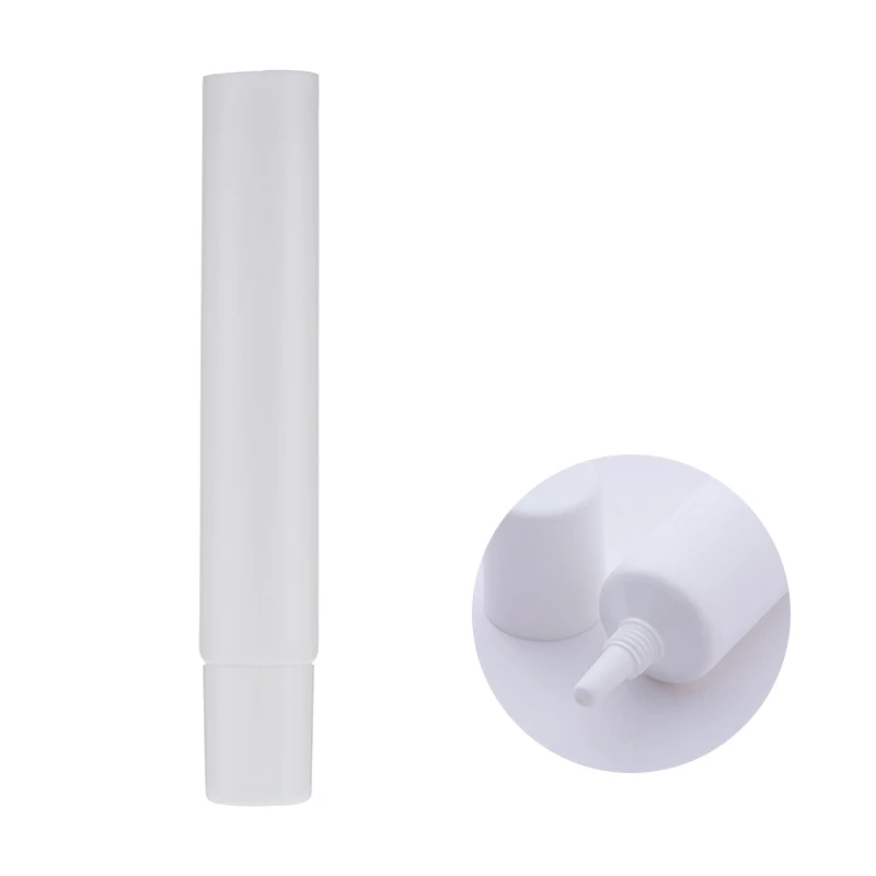Empty Matte White Soft Tubes Refillable Plastic Lotion Squeeze Cosmetic ...