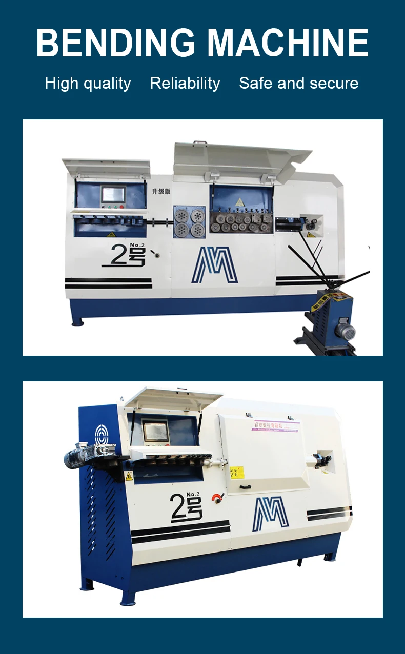 Cnc Steel Wire Rod Stirrup Bending Machine - Buy Rebar Bending And ...