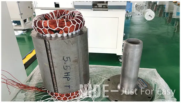 Horizontal Water Pump Motor Stator Coil Lacing Machine - Semi-Automatic ...
